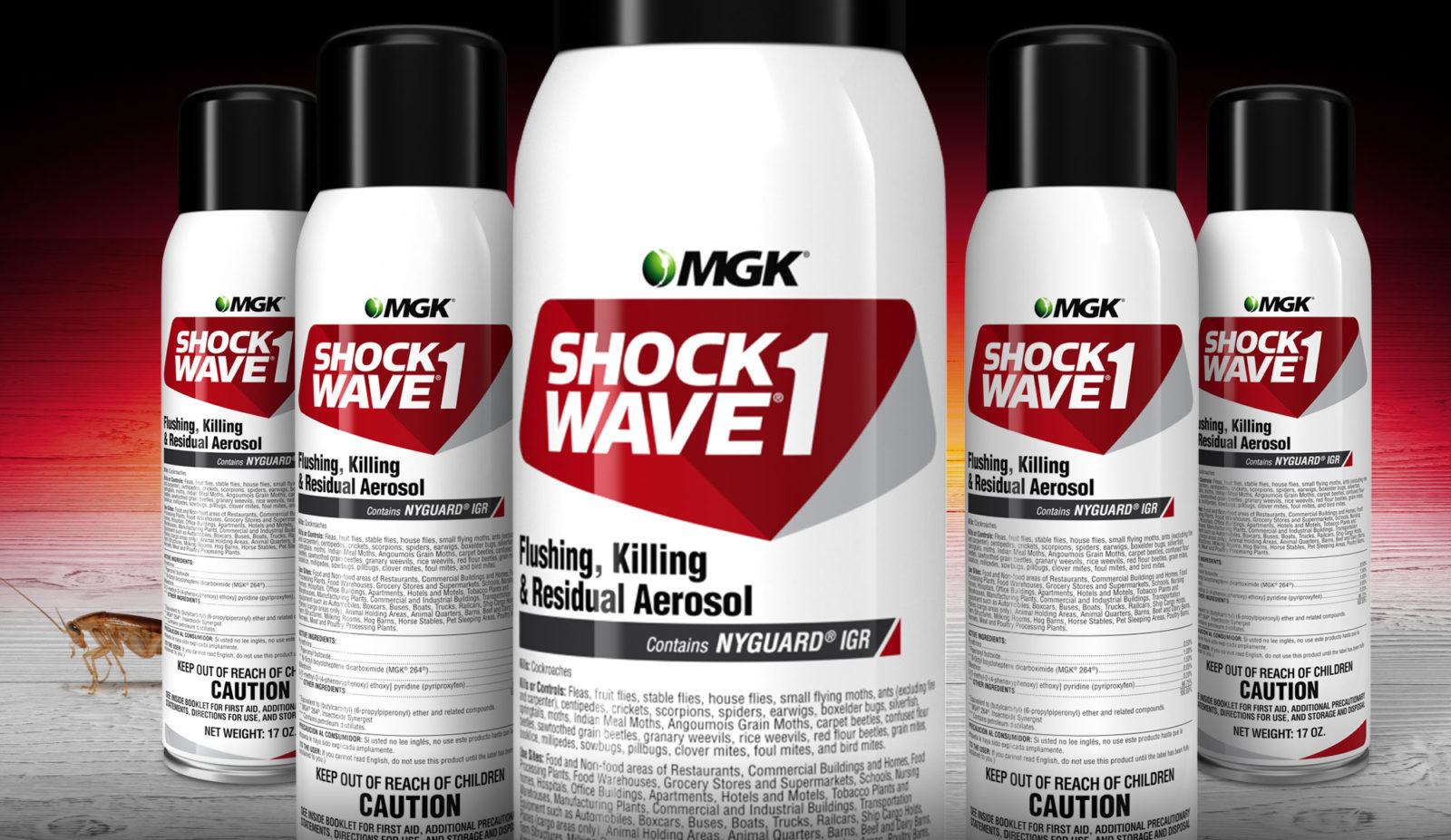 MGK Shockwave Aerosol Packaging | Tad Ware & Company